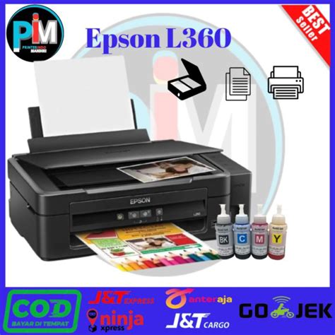 Jual Printer Epson L360 Inpus Ink Tank Print Scan Copy Siap Pakai