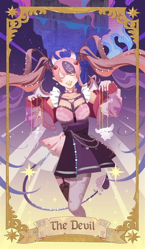 Lore Wise The Devil Tarot Symbolizes Temptation And Chaos Basically