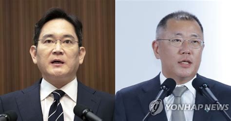 이재용 정의선 첫 단독 회동