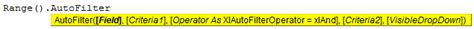 Vba Autofilter How To Use Vba Autofilter Criteria To Filter Data