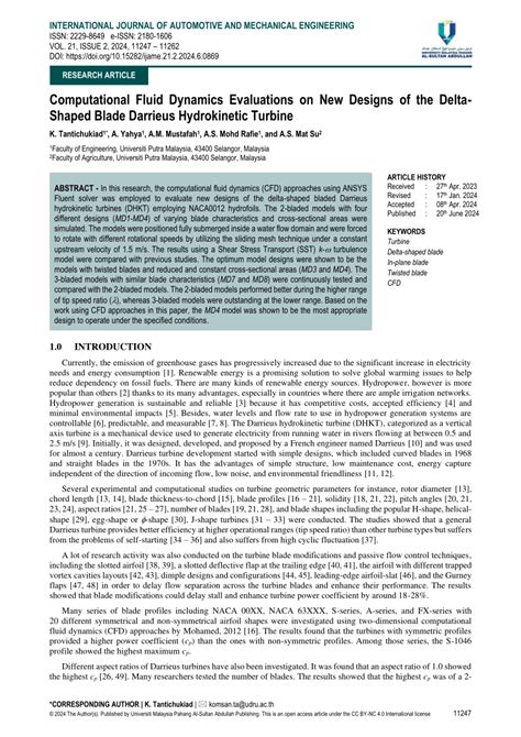 Pdf Computational Fluid Dynamics Evaluations On New Designs Of The