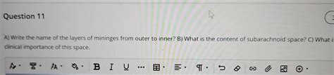 Solved Question A Write The Name Of The Layers Of Chegg
