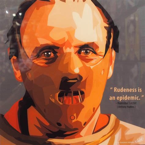 Hannibal Lecter Pop Art Poster By Keetatat Sitthiket Infamous Inspiration