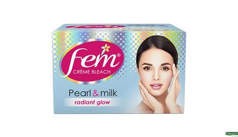 Buy Fem Fairness Natural Pearl Cream Bleach 264 G Online At Best