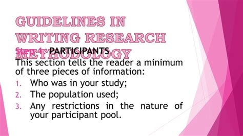 PRESENTING RESEARCH METHODOLOGY POWERPOINT PRESENTATION PPTX Education