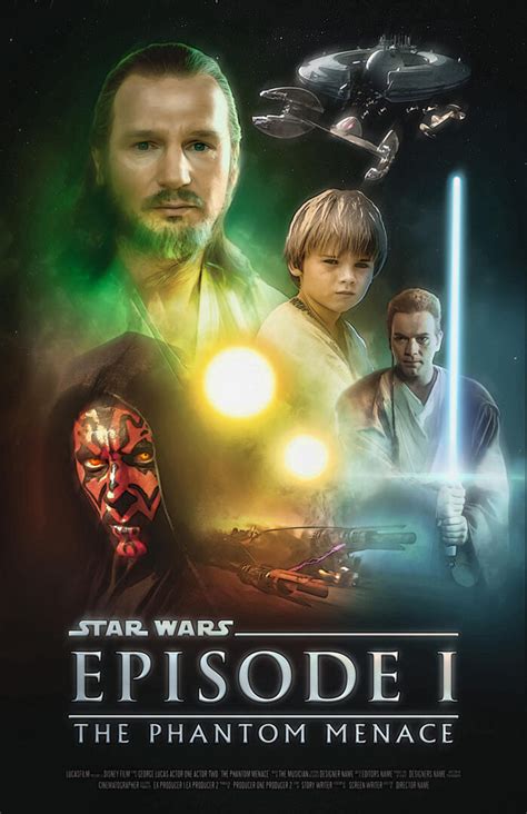Star Wars Episode I The Phantom Menace By Nerd Designer Home Of