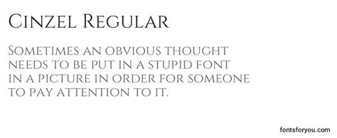 Cinzel Regular Font Download For Free Online