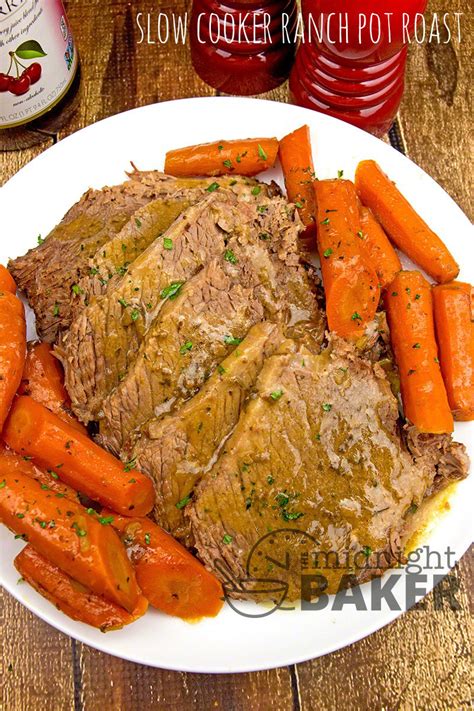 Slow Cooker Ranch Pot Roast The Midnight Baker
