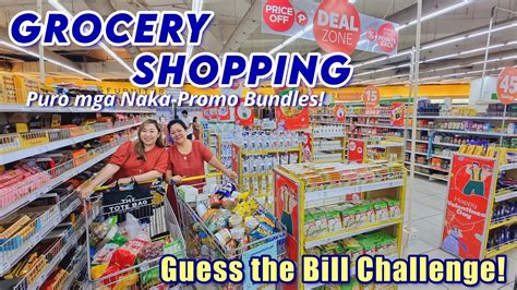 Grocery Shopping Na Puro SALE Bundle Promos Guess The Bill Challenge