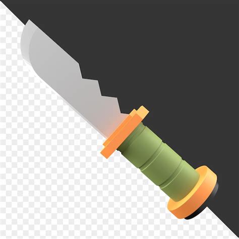 Premium Psd 3d Weapon Icon