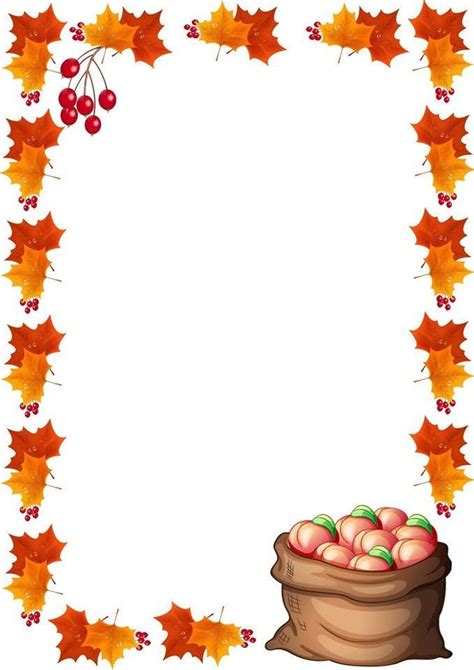 Printable Fall Borders Printable Templates