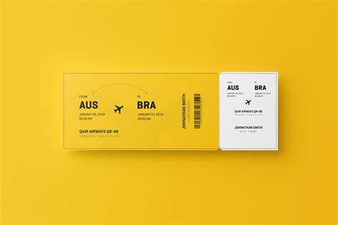 Free Event Ticket Mockup Free Mockup World