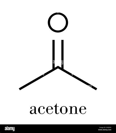 Acetone Skeletal Structure