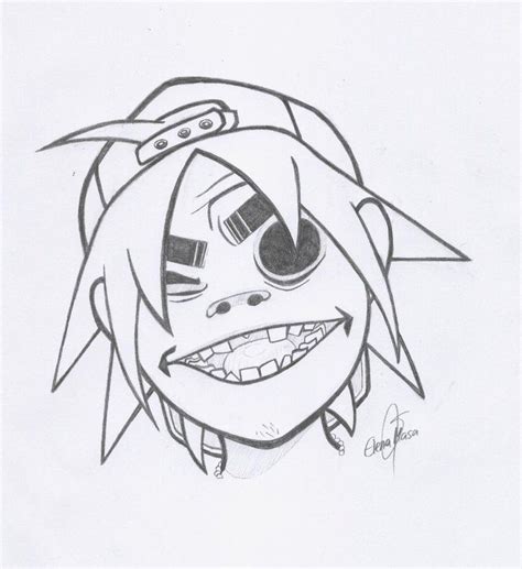 2d Gorillaz By Lachicatoxica On Deviantart Graffiti Art Wie Zeichnet Man Graffiti Graffiti