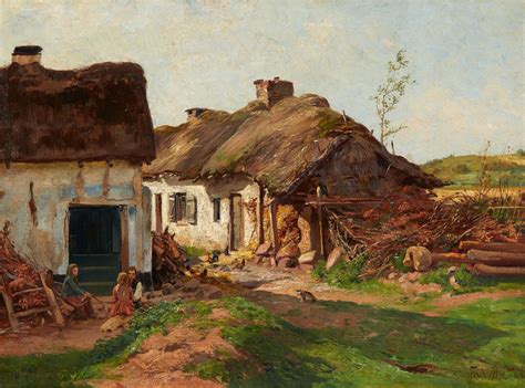 Bauernhof Mit Jungem Paar Und älterer Frau Lot 120