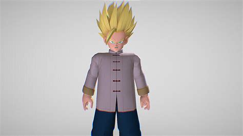 Teen Gohan Dragon Ball Z Budokai 3d Model Rigged Cgtrader