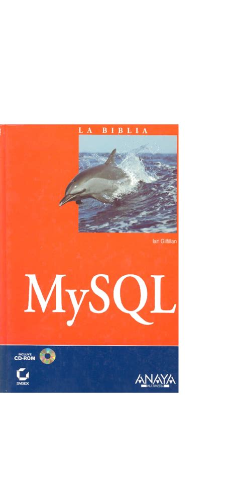 pdf la biblia de mysql anaya multimedia