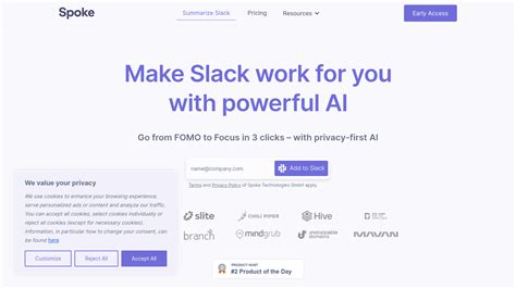 Spokeai Slack Summarization Save Time In Slack With Ai Generated Summaries