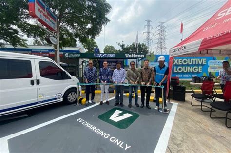 Voltron Tambah Spklu Di Tol Trans Jawa Ada Ultra Fast Charging