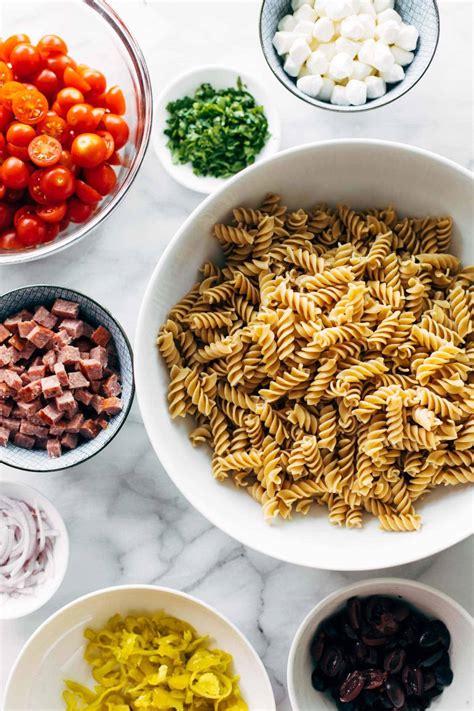 The Best Easy Italian Pasta Salad Recipe Pinch Of Yum