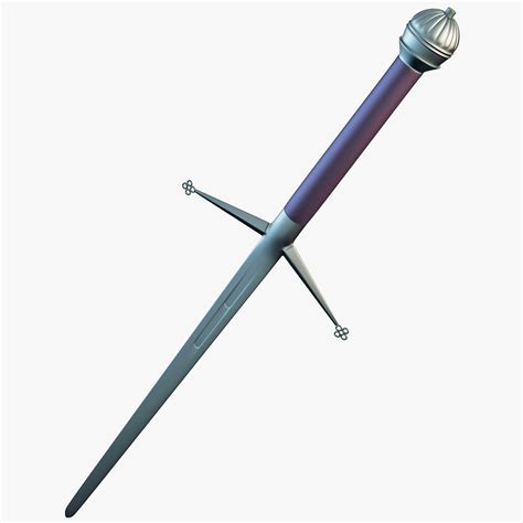 3d Claymore Sword Medieval Weapon Model