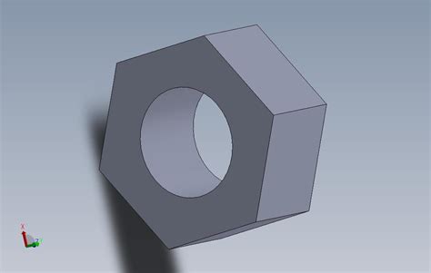 螺帽solidworks 2012模型图纸免费下载 懒石网