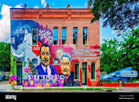 “big Figures ” A Mural Honoring Sen Michael Figures Norman Figures And Thomas Figures Is