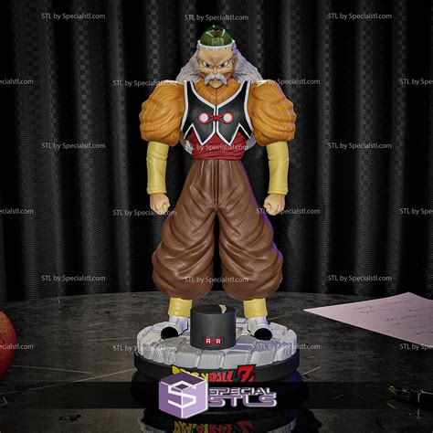 Dr Gero Stl Files From Dragonball 3d Printable Specialstl