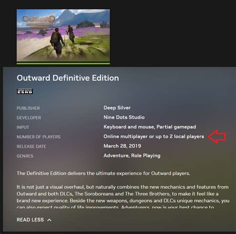Outward Question Can I Do Player Co Op Vs Geforce Now R Geforcenow