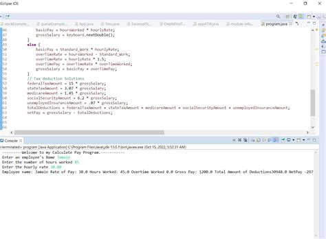 Github Jamain Calculate Pay Program This Application Stores Employees Into A List And