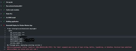 deploy angular app to beanstalk using github actions stack overflow