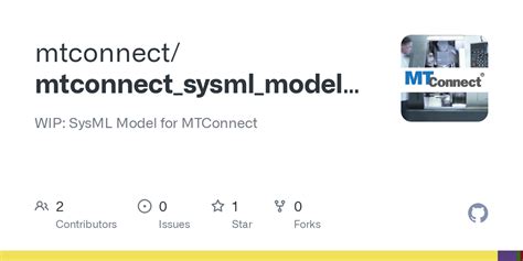 Github Mtconnect Mtconnect Sysml Model Dev Wip Sysml Model For