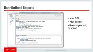 Oracle SQL Developer Reports PPT