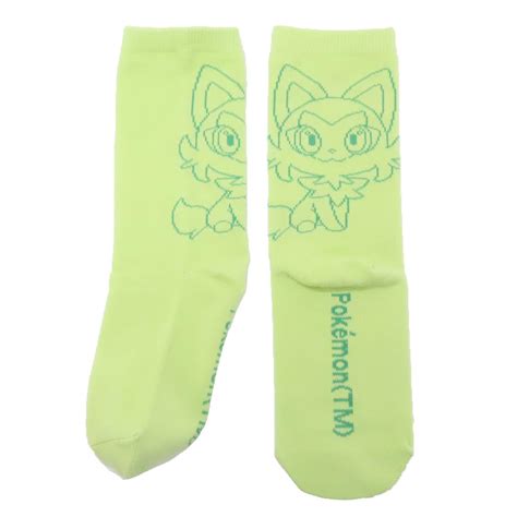 【楽天市場】ポケットモンスター 小学生用靴下 ジュニアハイソックス ニャオハ バック ポケモン スモールプラネット キャラックス 子ども