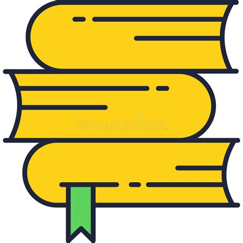 Exercise Book Icon Vector Isolated Stack On White Stock Illustration