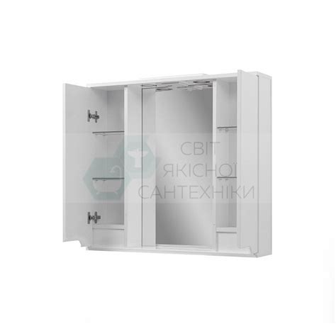 Купити Шафа дзеркальна Mirater Верона 75х80х17 Біла Svitsanteh