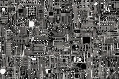 Computer Chip Texture Seamless
