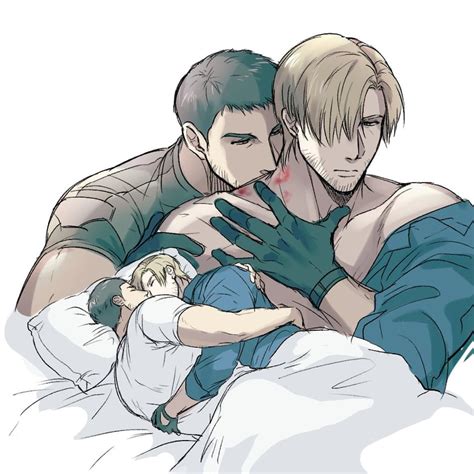 Leon S Kennedy And Chris Redfield Resident Evil And More Drawn By Ugoxqwfqpzfmbu Danbooru