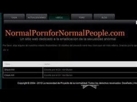 Creepypasta Porno Normal Para Gente Normal Loquendo YouTube