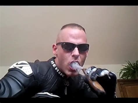 Cigar Smoking Biker