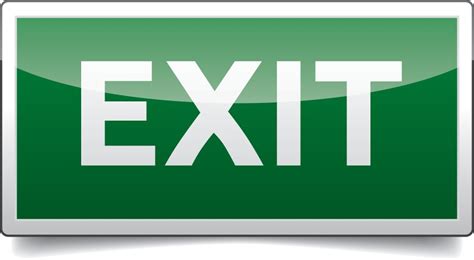 Exit Only Sign Royalty Free Vector Image VectorStock