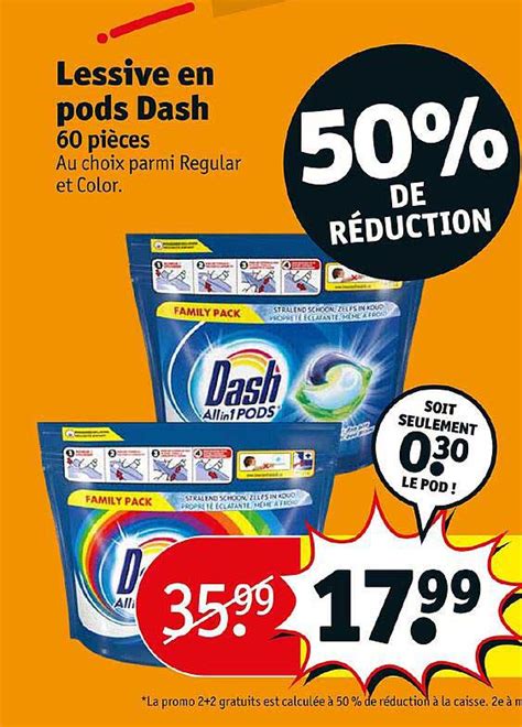 Promo Lessive En Pods Dash Chez Kruidvat ICatalogue Fr