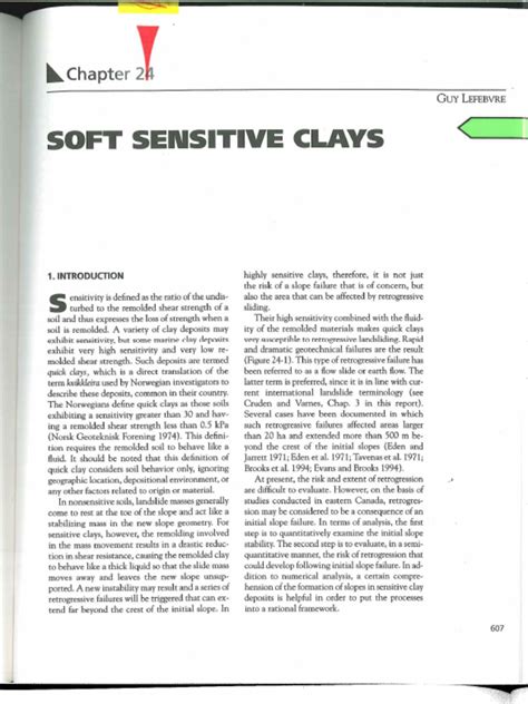 Soft Sensitive Clays Pdf