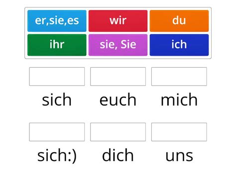 Zaimki Zwrotne Match Up