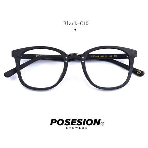 Posesion Vintage Wooden Eyeglasses Frames Wood Ret Grandado