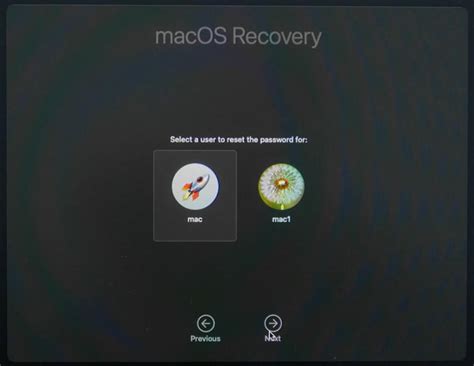 how to reset your login password on mac