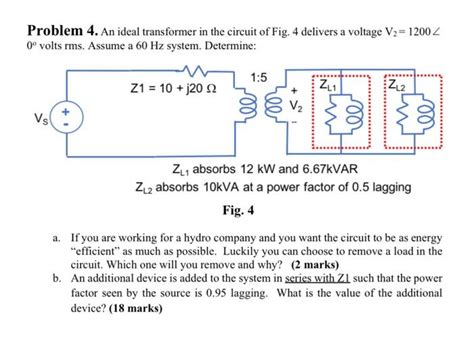 Solved Problem An Ideal Transformer In The Circuit Of Chegg
