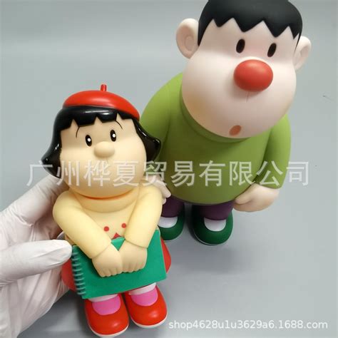 动漫哆啦A梦机器猫叮当全家福大熊静香肥妹呆萌胖虎搪胶手办摆件 阿里巴巴