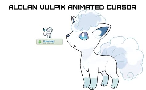 Alolan Vulpix Animated Curosr By Pokekexd On Deviantart