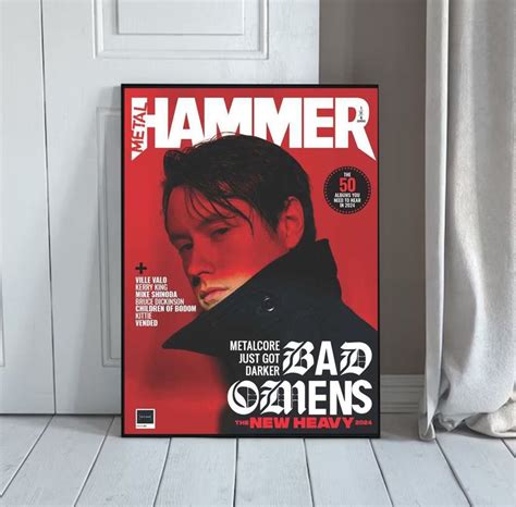 Metal Hammer And Bad Omens Concert 2024 The New Heavy Tour Poster Sold By